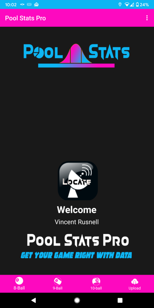 App – Pool Stats Pro + Metabase